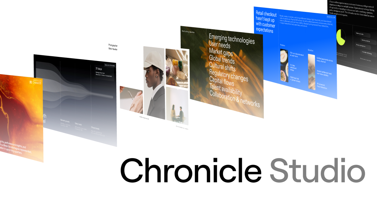 Chronicle Studio | Expert Pitch Deck Design for Founders & Teams